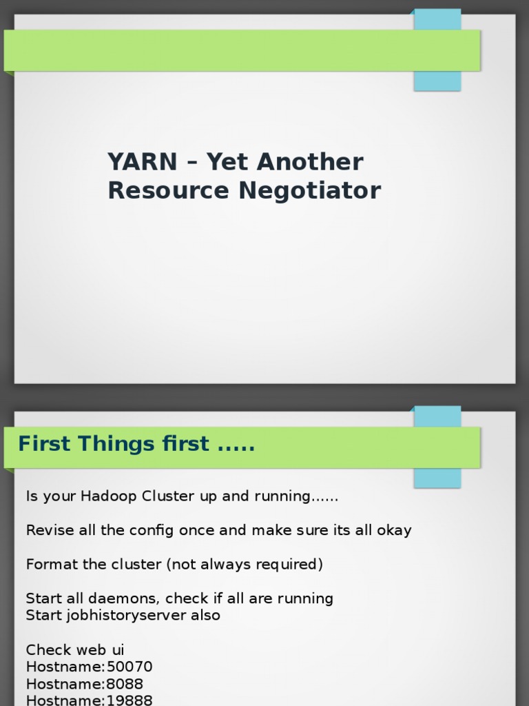 Understanding YARN Node Manager | PDF | Apache Hadoop | Software
