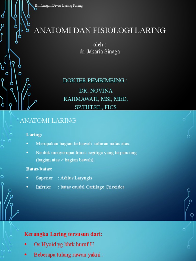 Anatomi Dan Fisiologi Laring Jaka | PDF