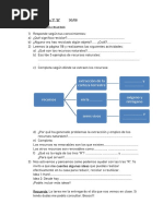 Prueba 5 Basico Recursos y Riesgos Naturales | PDF | Desarrollo ...