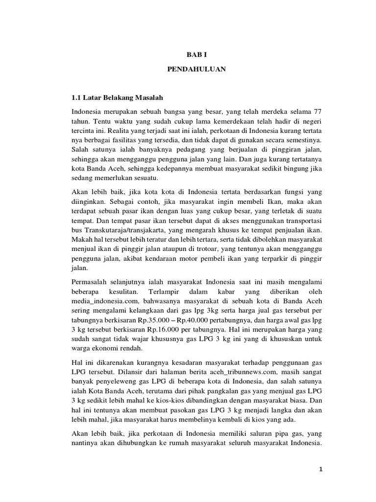 Proposal PKM GFT | PDF