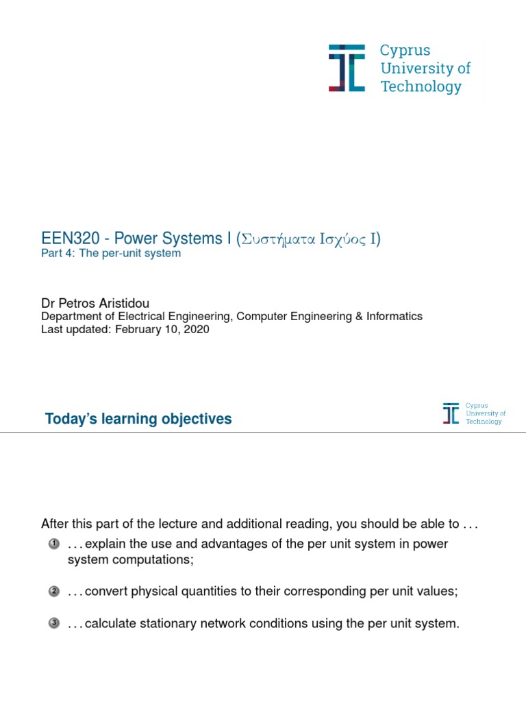 Per Unit Systems | Download Free PDF | Power Engineering | Materials Science