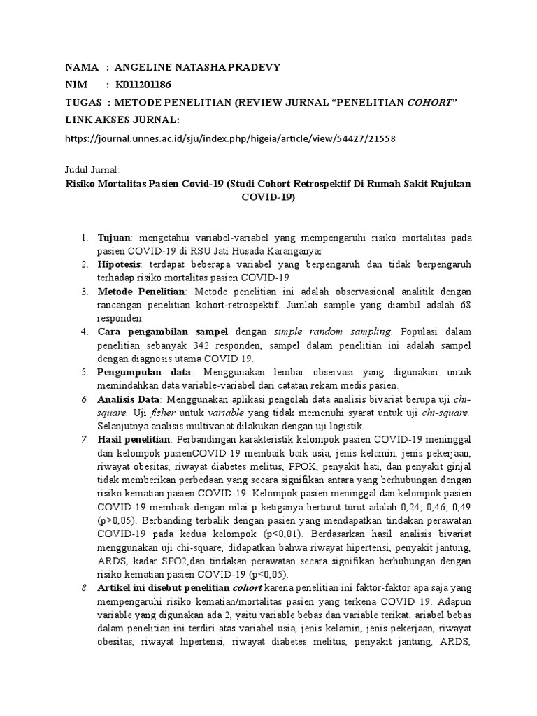 Tugas 1 Metopen (Review Jurnal) | PDF | Pengembangan Diri | Sains & Matematika