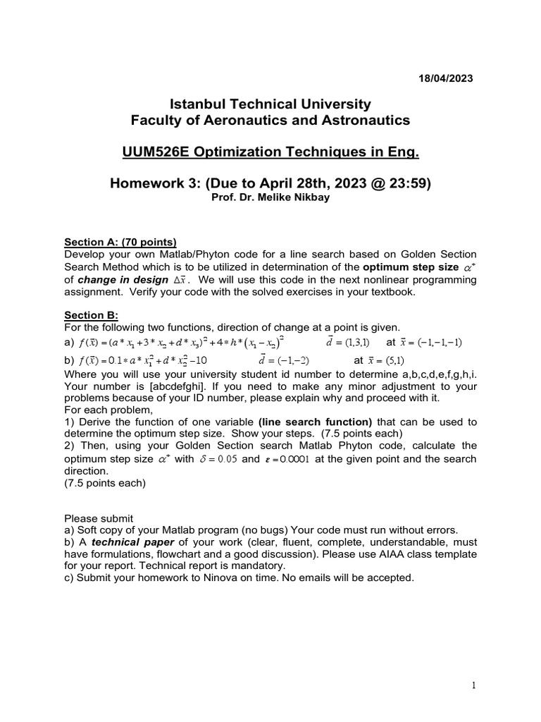 UUM526E Homework 3 Spring 2023 | PDF | Computers | Technology & Engineering