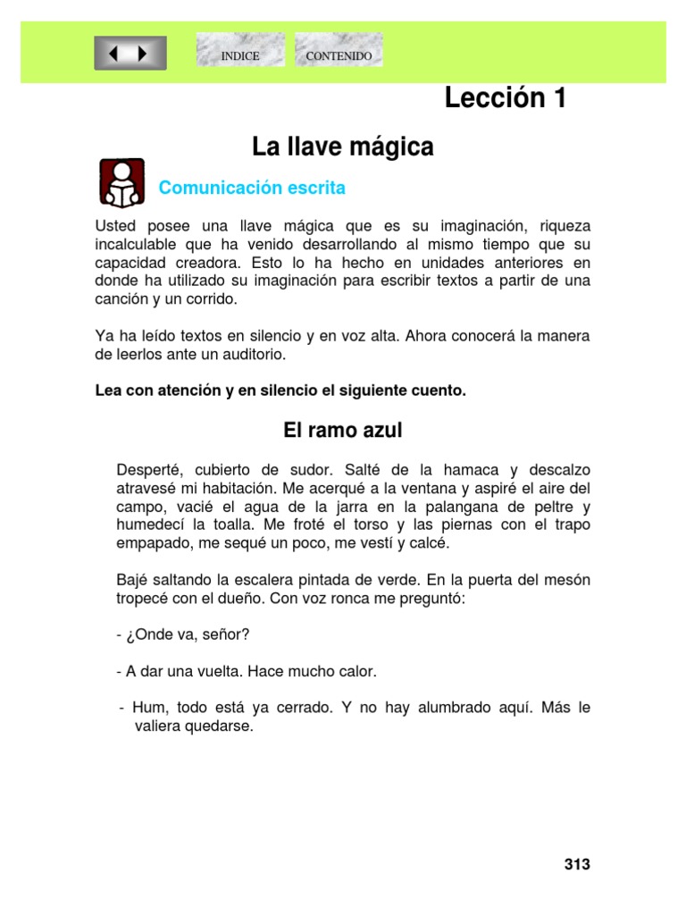 La Llave Mágica | PDF | Cuentos