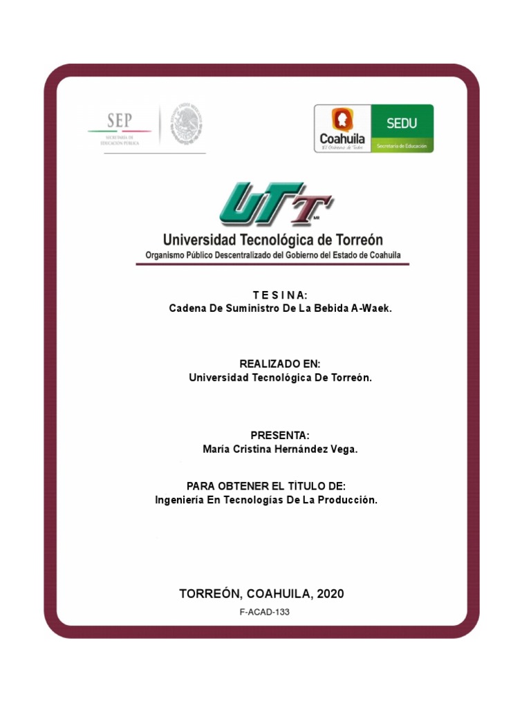 Tesina ITP 1 | PDF | Cafeína