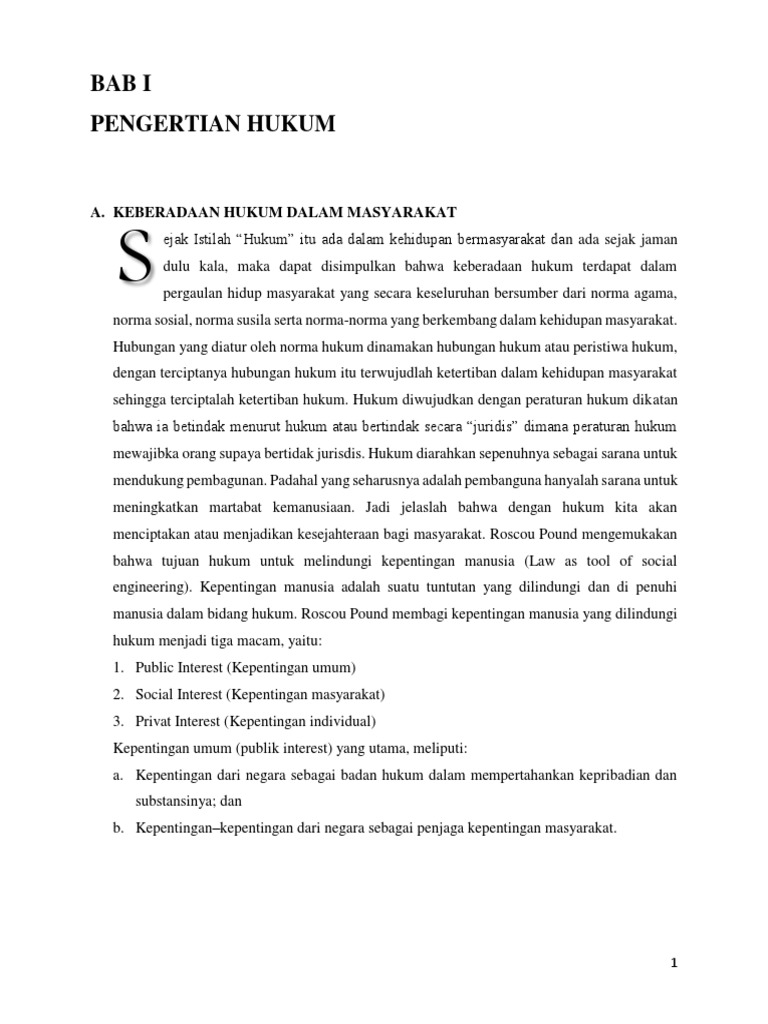 Aspek Hukum Dalam Bisnis Bab 1 And 2 Pdf 