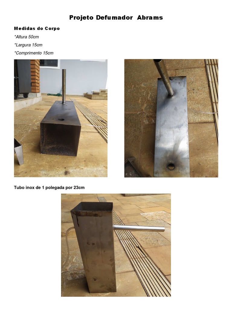 Projeto Defumador Abrams PDF | PDF