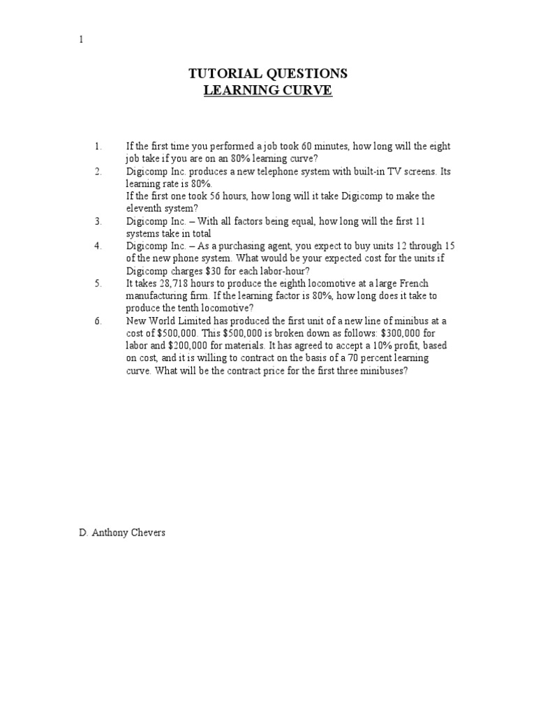 MS29P TutorialQuestionLearningCurve | PDF