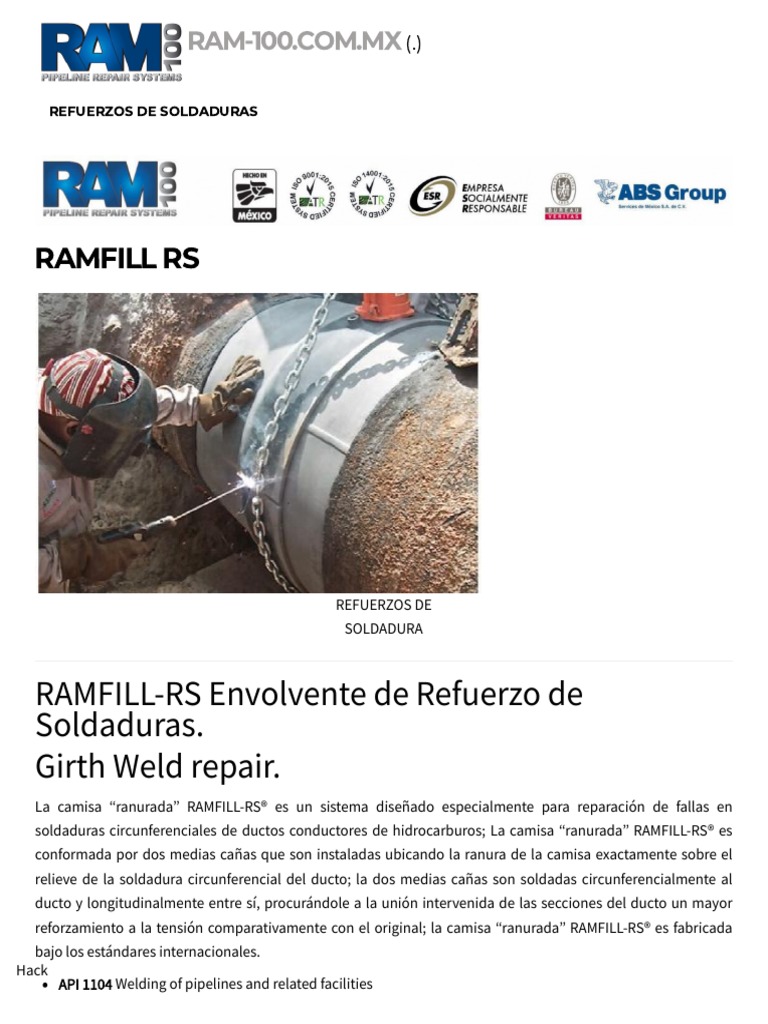 Refuerzos de Soldaduras - RAM-100.COM - MX PDF | PDF