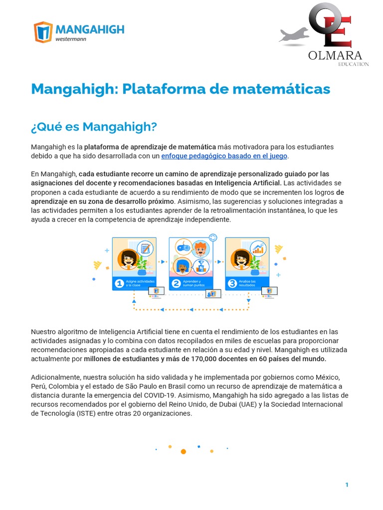 Brief de Mangahigh PDF | PDF | Aprendizaje | Ciencia cognitiva