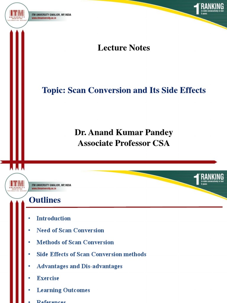 L-2 Scan Conversion | PDF | Video | Computer Monitor