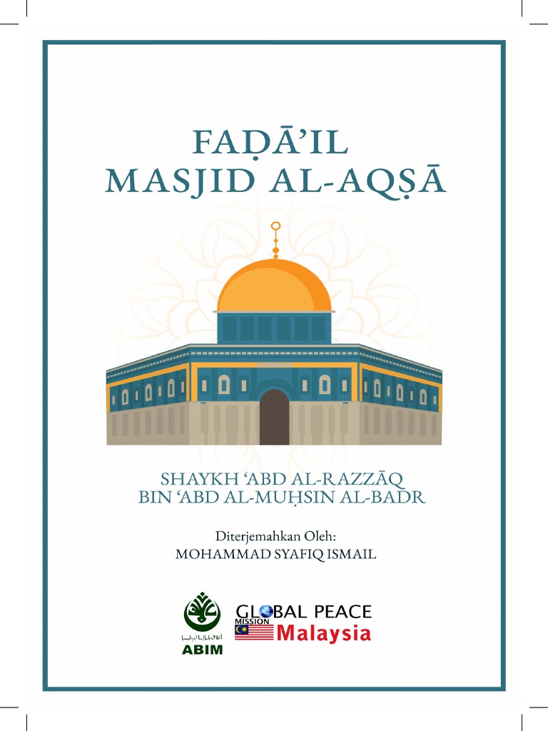 E-Book (Siri Palestin 01) Fadail Masjid Al-Aqsa PDF | PDF