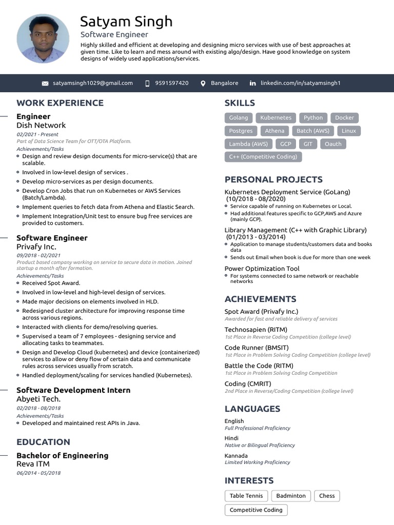 Satyam's Resume SSE PDF | PDF