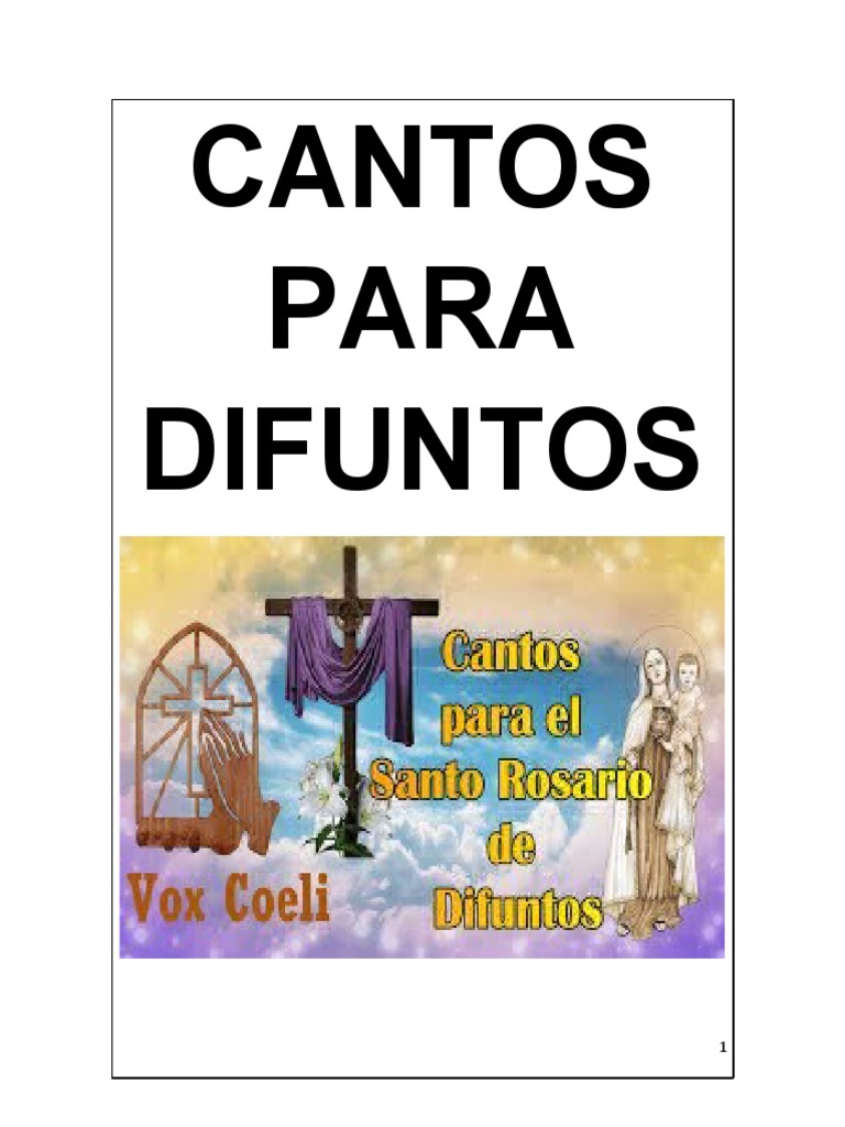 Cantos para Difuntos | PDF