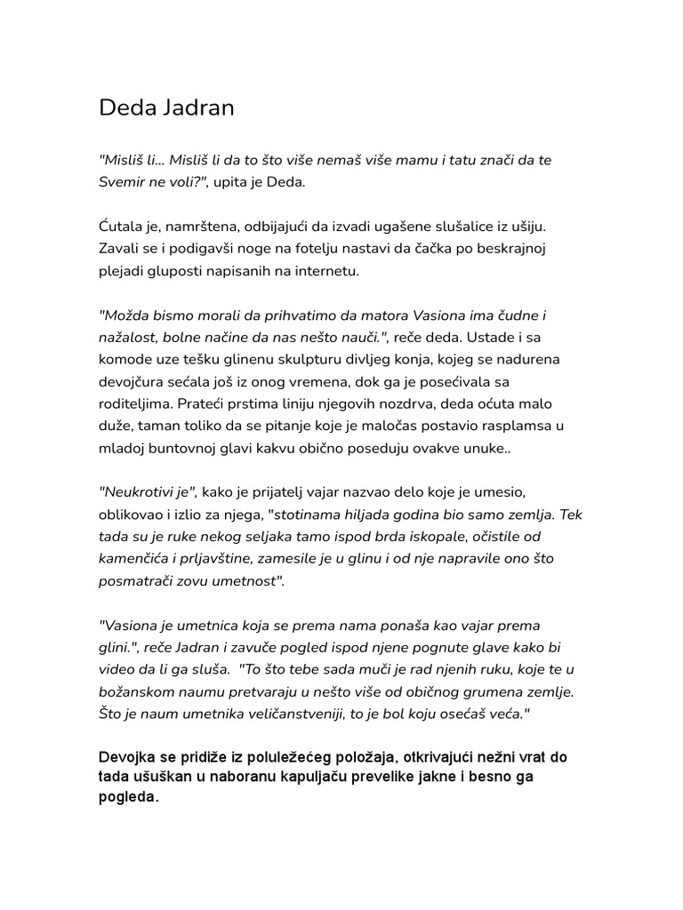 Deda Jadran PDF | PDF