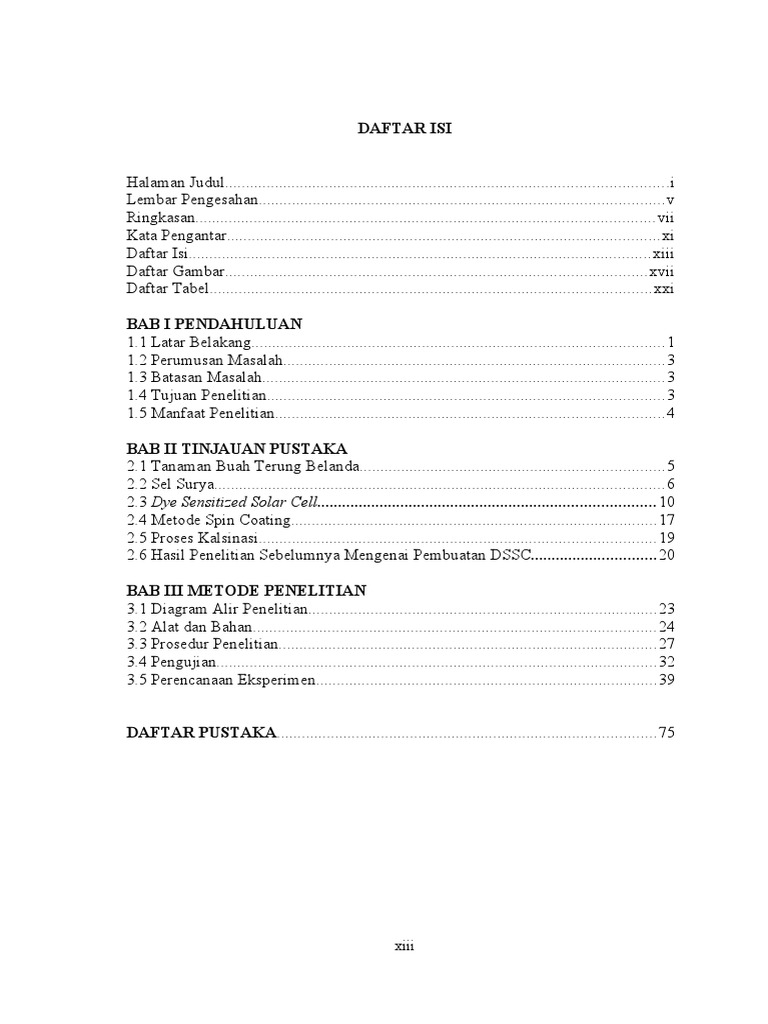 07. Template Daftar Isi Gambar Tabel.docx | PDF