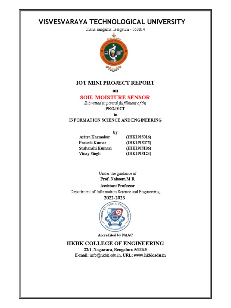 IOT Report Group | PDF | Technology & Engineering