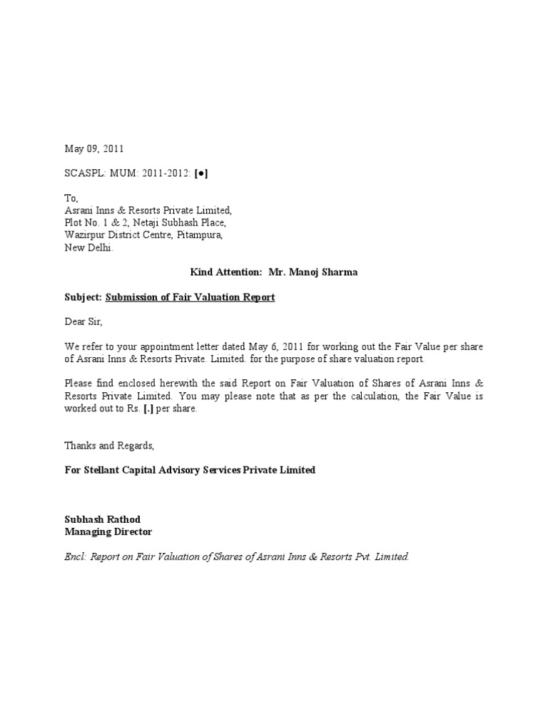 Covering Letter | PDF
