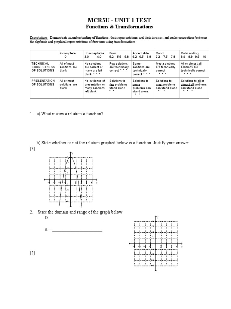 Chapter 1 Test #1 Feb 2016 PDF | PDF