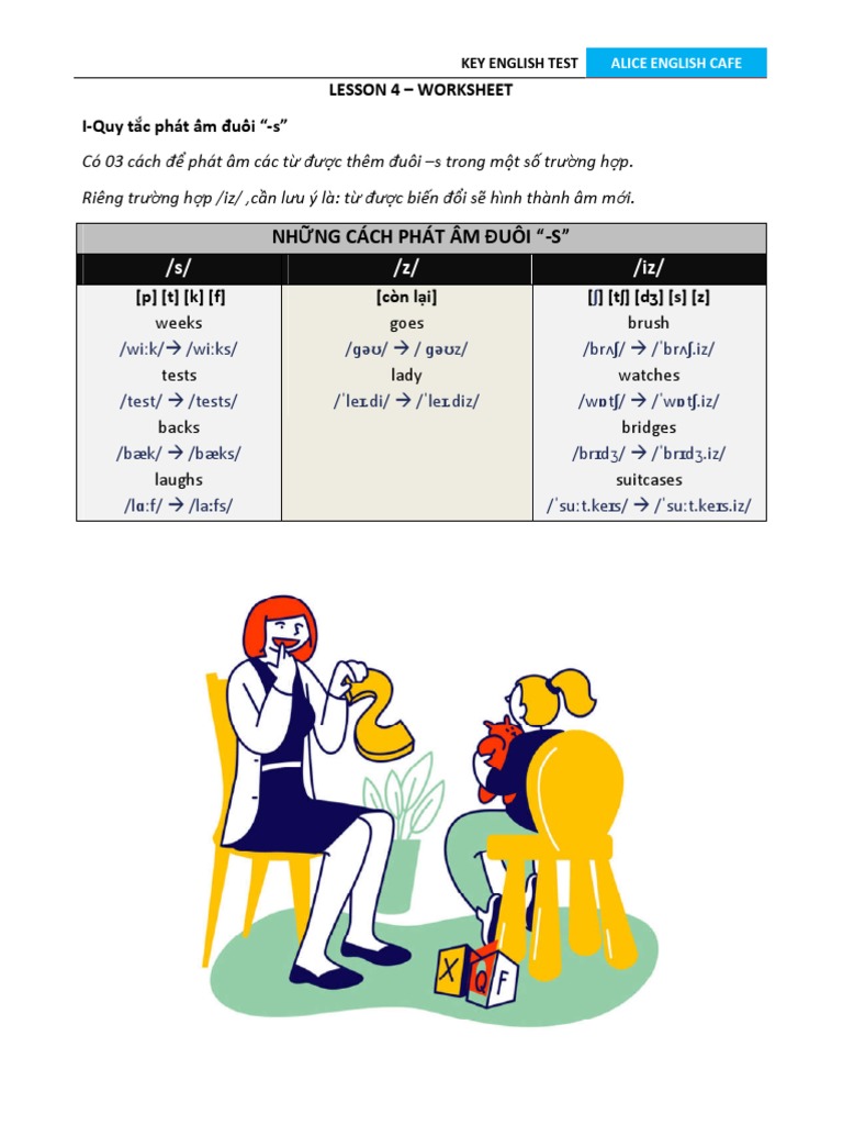 Lesson 4 - School (Worksheet) PDF | PDF