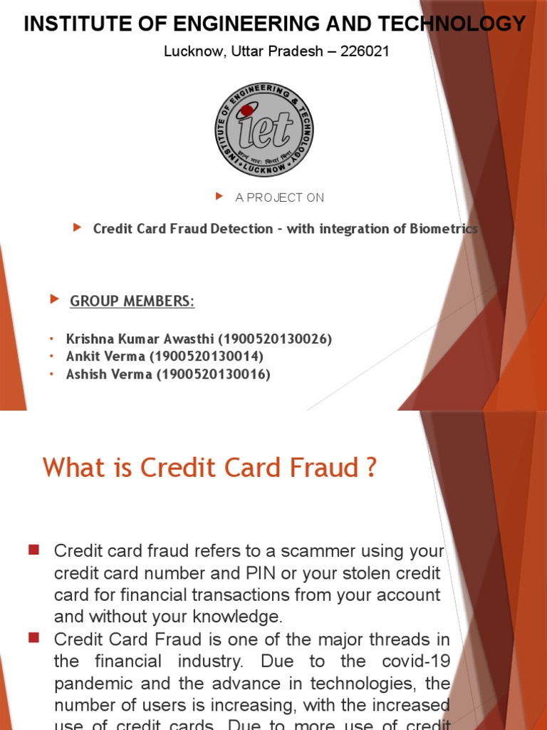 Credit Card Fraud Detection | PDF