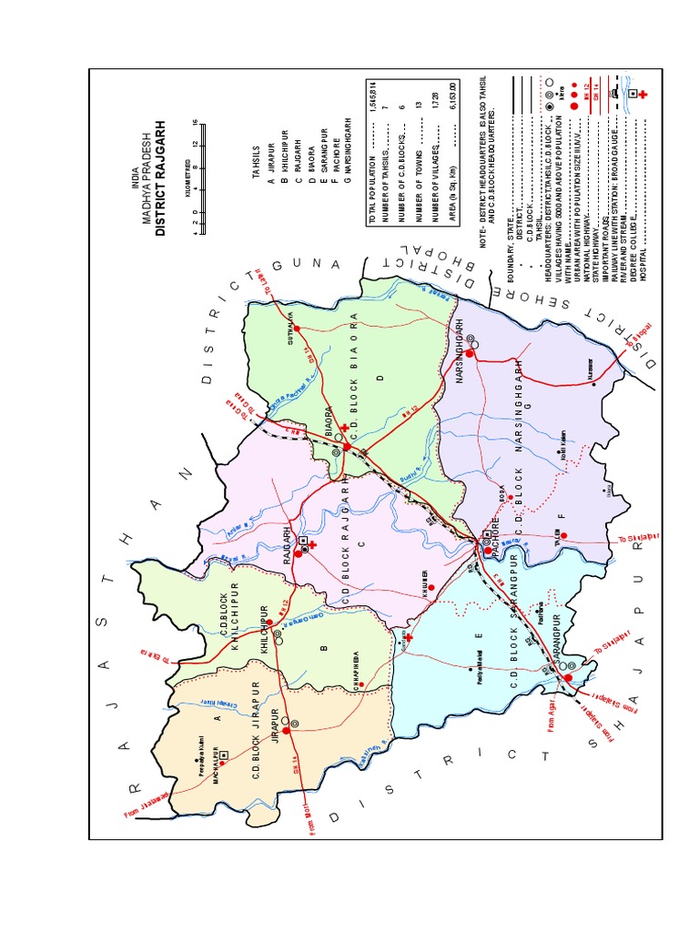 Rajgarh District Map PDF | PDF