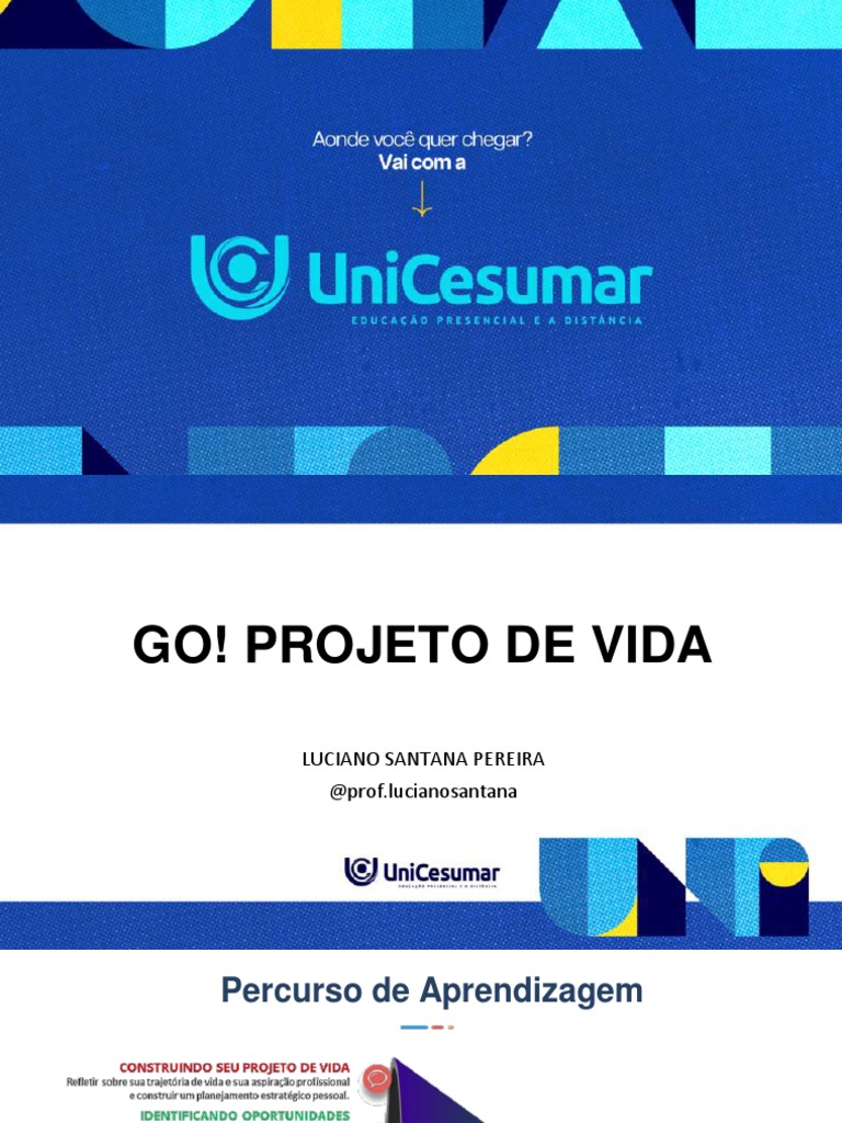 Projeto De Vida Aula 1 Pdf Pdf