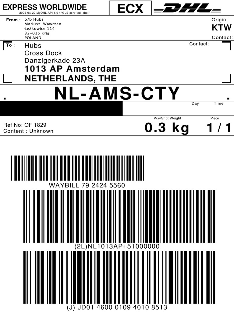 2JCFW35L2-V1-PO1 Shipping Label | PDF