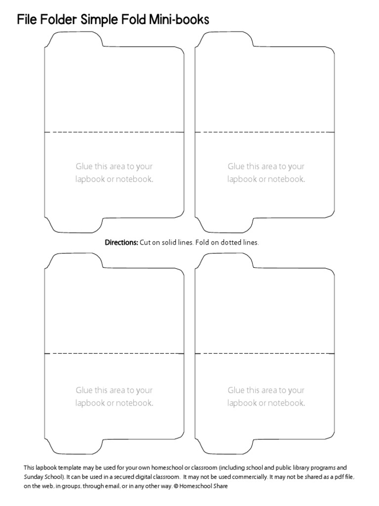 Simple Fold File Fombmblder Minis PDF | PDF