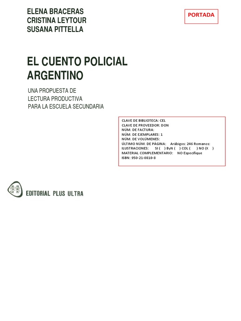 El Cuento Policial Argentino | PDF