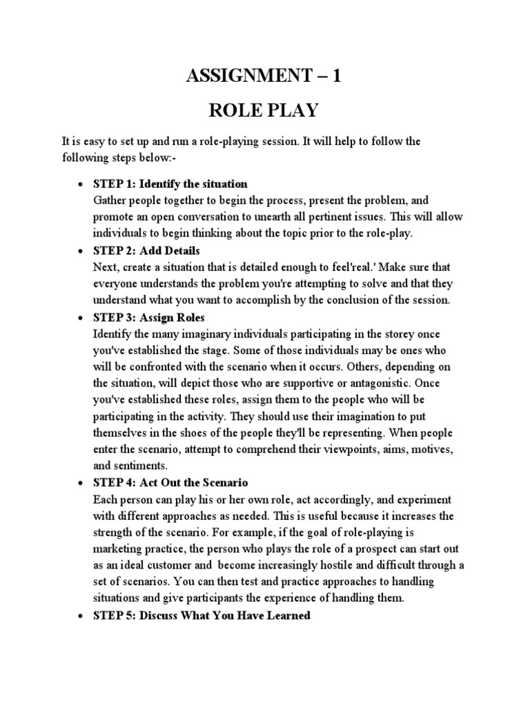 PD Role Play | PDF | Thought | Vaccines