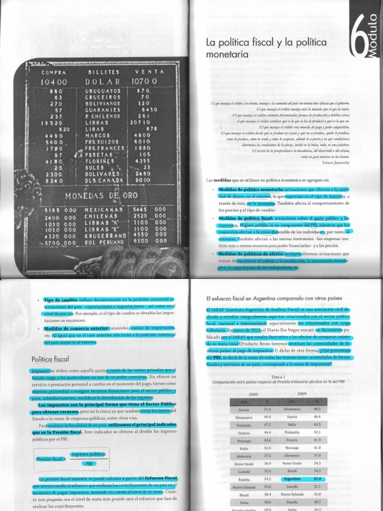 05 Politica Fiscal y Monetaria - Manoukian | PDF