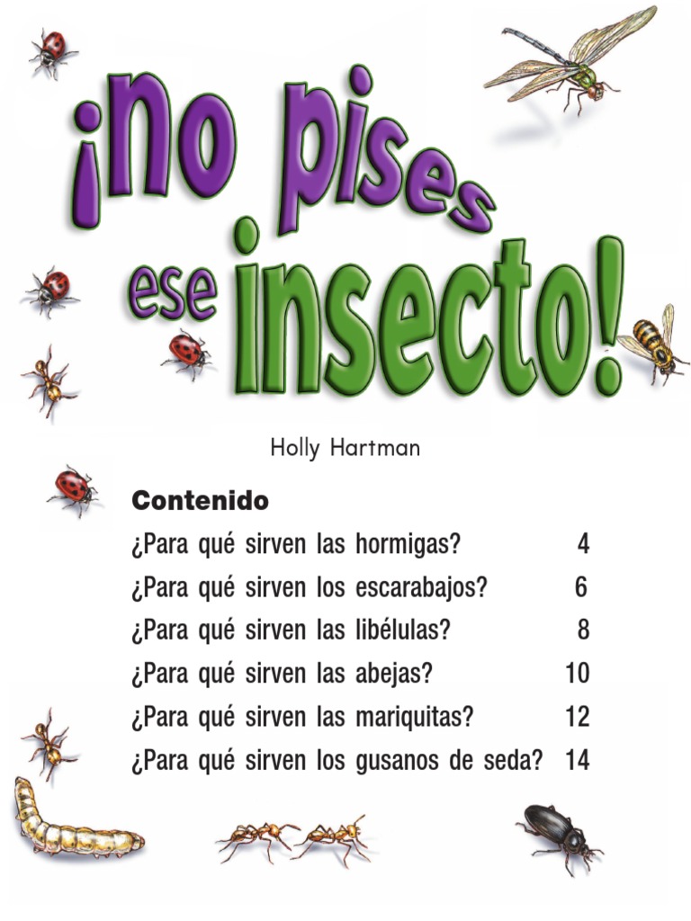 Para Que Sirven Los Insectos | PDF | Ciencia y matemáticas | Libros ...