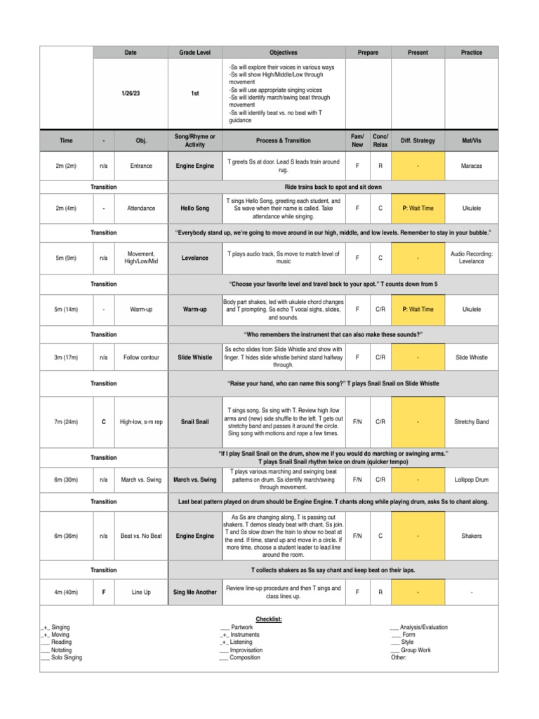 1st Grade Lesson 19 | PDF