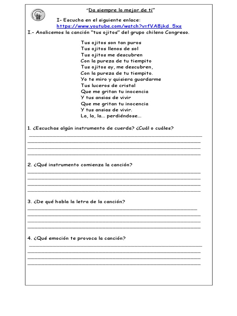 Guia 6to Tus Ojitos | PDF