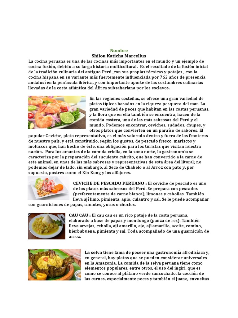 Cocina | PDF | Cocina de las Americas | Preparación de comida y bebida