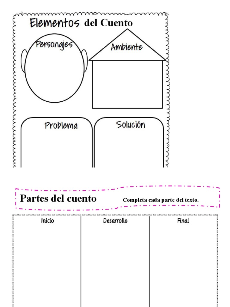 Ficha Partes de Cuento | PDF