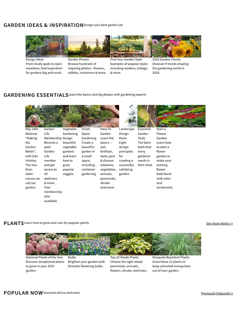 Garden & Landscape Design, Ideas and Tips - Garden Design PDF | PDF ...