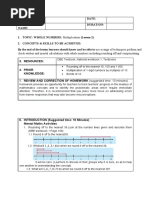 MATHS GRADE 7 TERM 2 Lesson Plans | PDF | Learning | Lesson Plan
