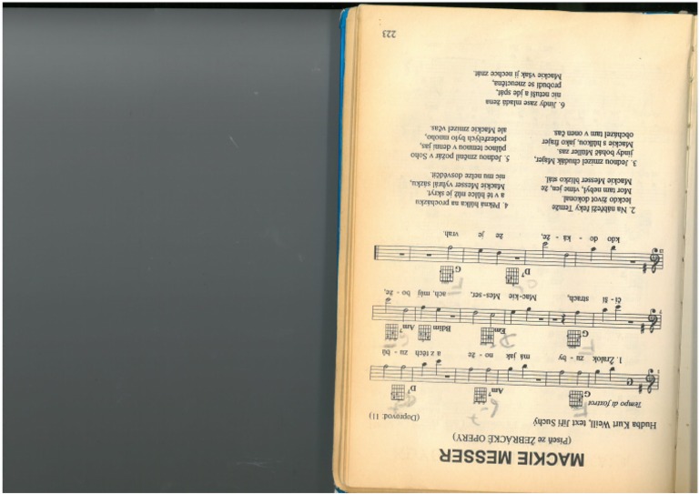 Mackie Messer PDF | PDF