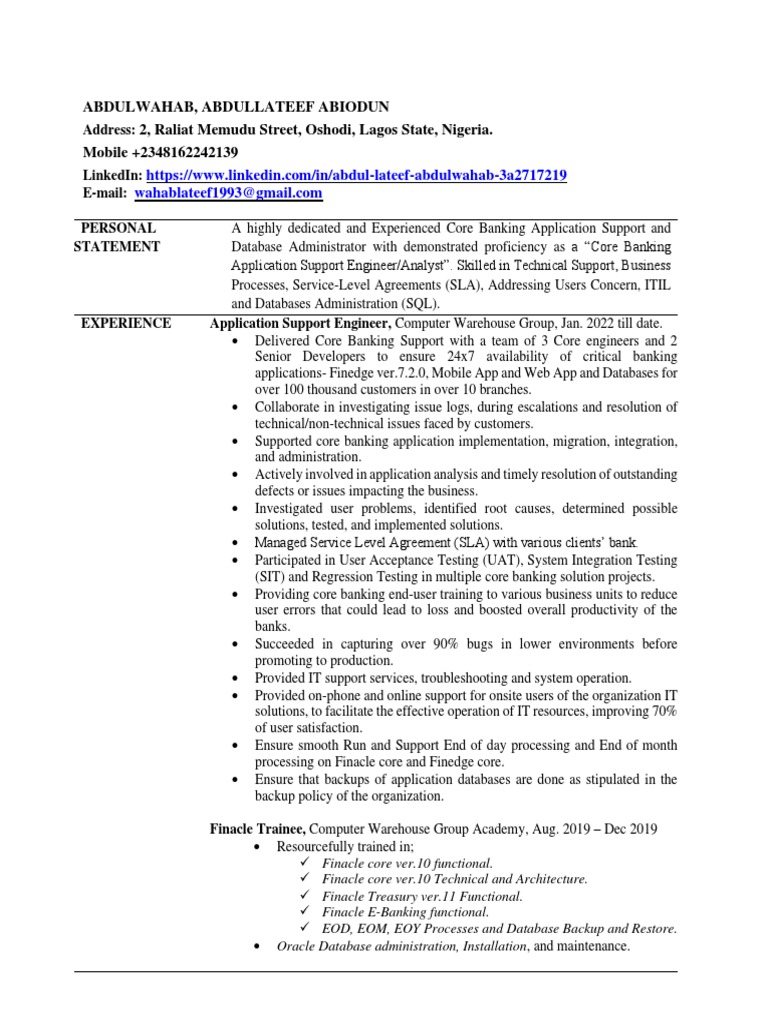 ABDUL LATEEF ABIODUN CV @2023pdf-1-1 | PDF