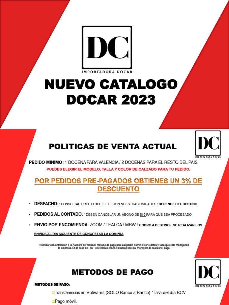 Actualizacion Catalogo Docar 2023 PDF | PDF
