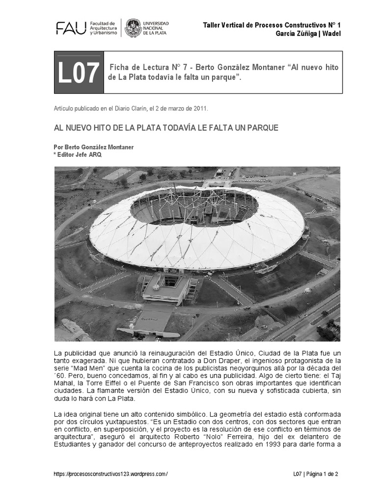 PC - TV1 - Ficha de Lectura L07 PDF | PDF