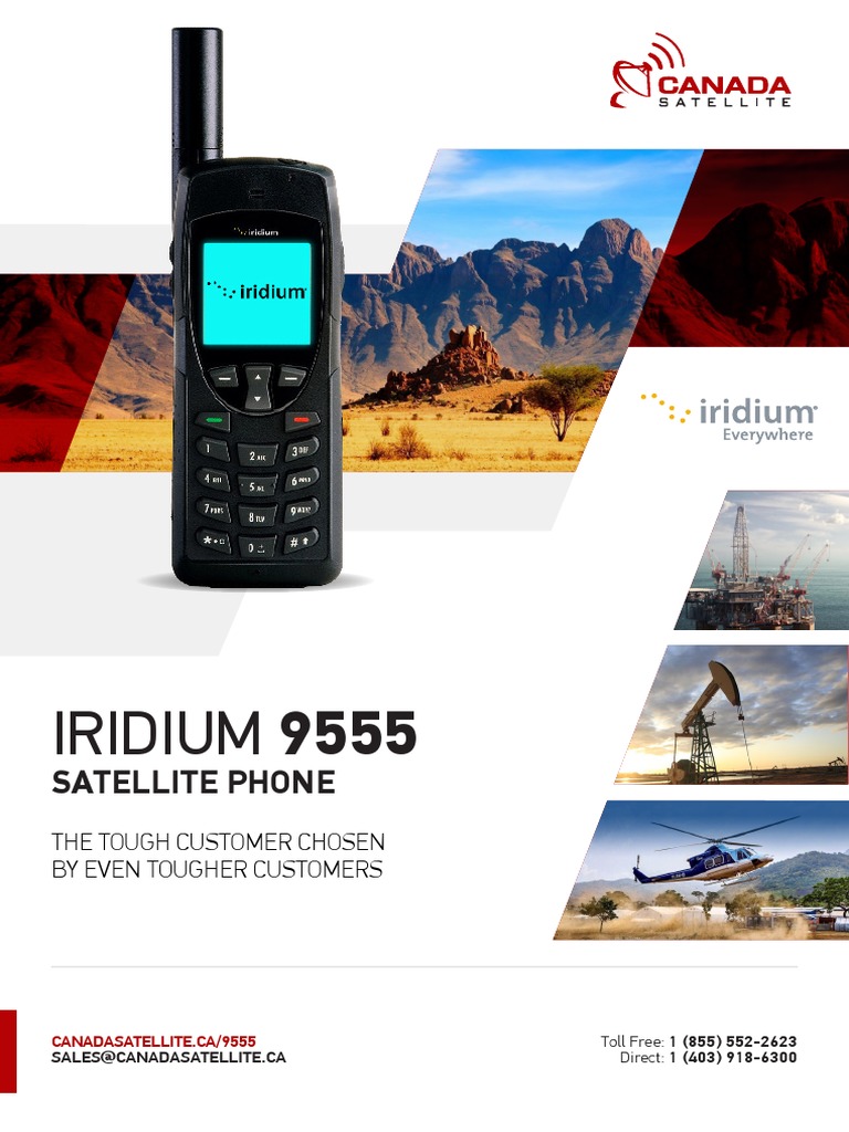 Iridium 9555 Satellite Phone Brochure April 2019 Rev5.1 PDF | PDF | Telephone | Communication