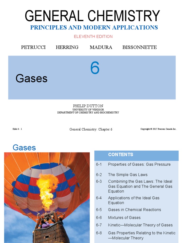 01 Chapter 6 Gases | PDF