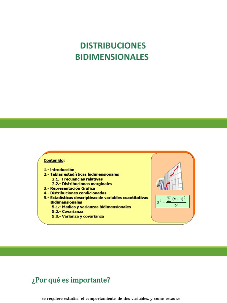 Distribuciones Bidimensionales en Estadística | PDF
