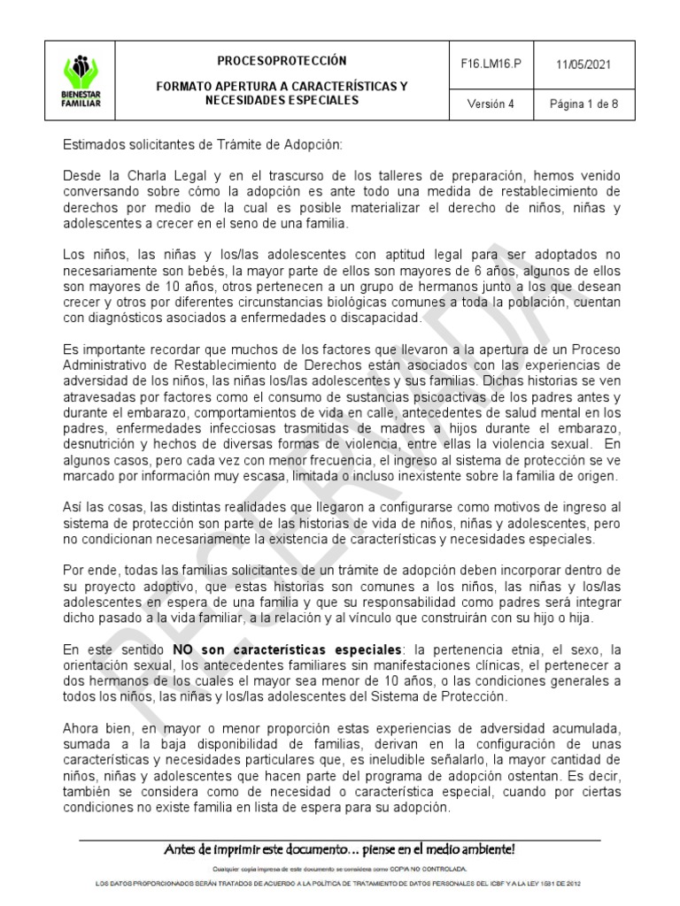 f16.lm16.p Formato Apertura A Caracteristicas y Necesidades Especiales ...