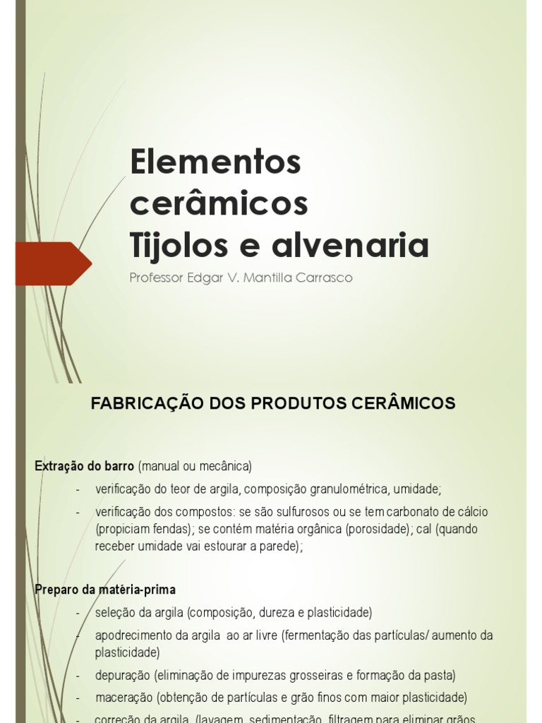Aula 19-20 01-22 - TIJOLOS PDF | PDF