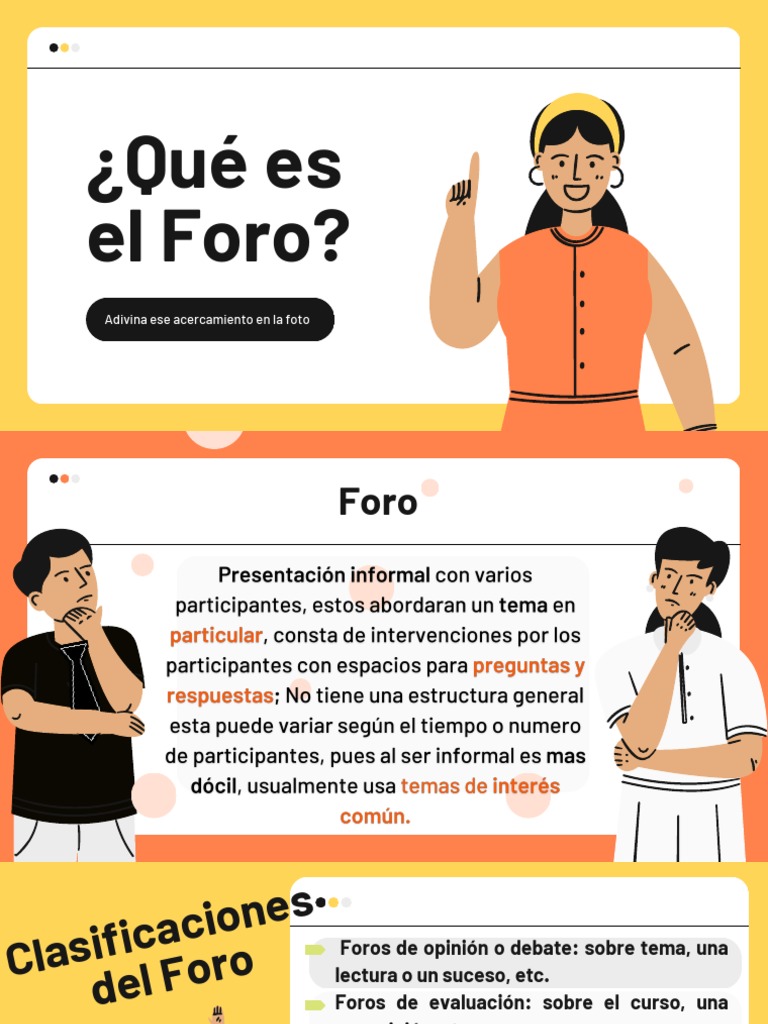 ¿Qué Es El Foro | PDF