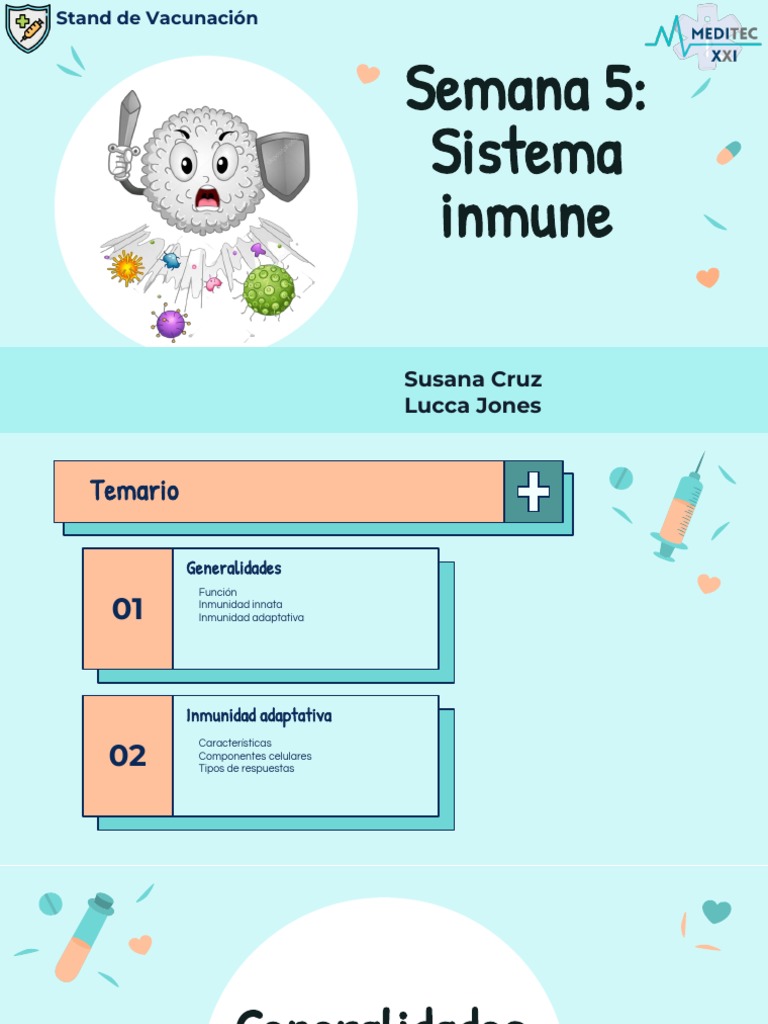Semana 5 - Sistema Inmune PDF | PDF